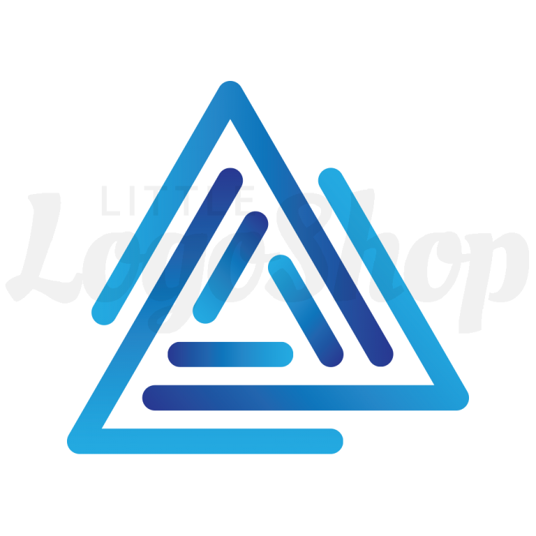 Striped Triangle - Little Logo Shop